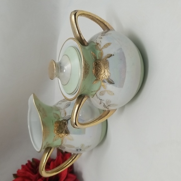 Yoki Boeki | Dining | Antique Yoko Boeki Lusterware Cream Sugar | Poshmark